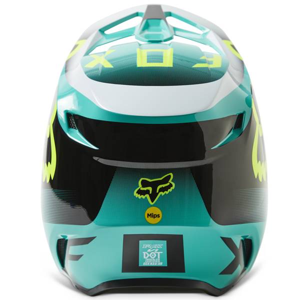 Fox Racing V1 Leed Teal MIPS Motocross Helmet Dirtbikexpress